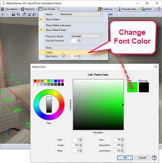Calculation Viewer - Calc Points