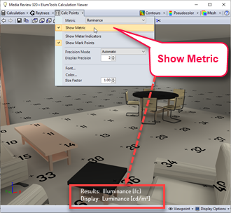 Calculation Viewer - Calc Points